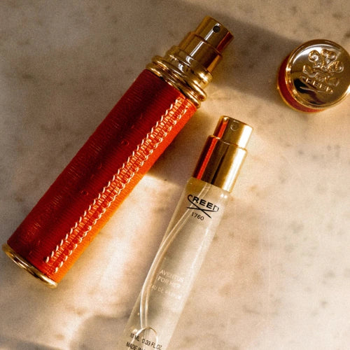 Gold & Red Refillable Pocket Atomiser – Libertine Parfumerie